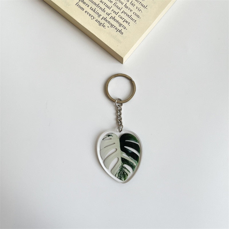 Rare Plant Leaf Keychain – House Plant Paradise